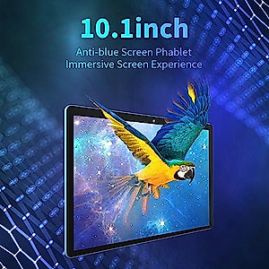 Android 11 Tablet 10inch Phablet, Large Storage 64GB Tablets Dual Stereo Speakers 512GB Expand, Octa-core Processor 3GB RAM 6000mAh Big Battery 10.1'' IPS HD Screen Google Tableta Tab