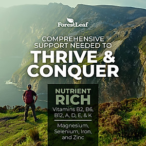 ForestLeaf Beef Organ Supplement - Grass Fed & Pasture Raised - Total Body Wellness & Performance, Organ Complex with 3000mg of Desiccated Beef Liver, Heart, Kidney, Pancreas, Spleen (180 Capsules)