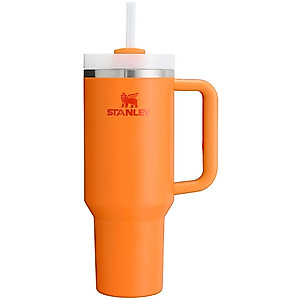 Stanley Quencher H2.0 Tumbler with Handle and Straw 40 oz | Flowstate 3-Position Lid | Cup Holder Compatible for Travel | Insulated Stainless Steel Cup | BPA-Free | Goldenrod