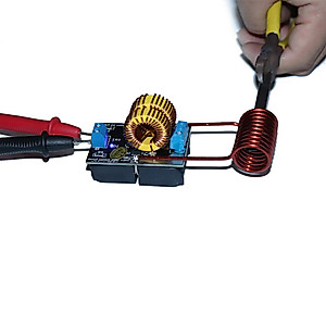 Treedix 5-12V ZVS Low Voltage Induction Heating Power Supply Module with Coil Power Supply Heating Power Supply Module