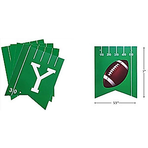 Football Happy Birthday Banner,Football Birthday Party Bunting Banner, Happy Birthday Sports Party Decorations