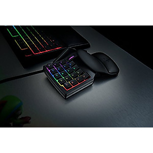 Razer Tartarus V2 Chroma - Ergonomic Mecha-Membrane Gaming Keypad - 32 Fully Programmable Keys - 8-Way Thumbpad & Scroll Wheel w/Detachable Palm Rest (Renewed)