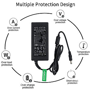 New AC DC Adapter for Superstar Monster Blaster Splashproof Bluetooth Boombox Speaker Super Star Pioneer STZ-D10Z-R Steez Type-Z Philips OH-1065A1803500U OH-1065A1803500U2 Power Cord