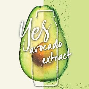 Garnier Fructis Smoothing Treat Conditioner, 98 Percent Naturally Derived Ingredients, Avocado, Nourish and Smooth for Frizzy Hair, 11.8 Fl Oz