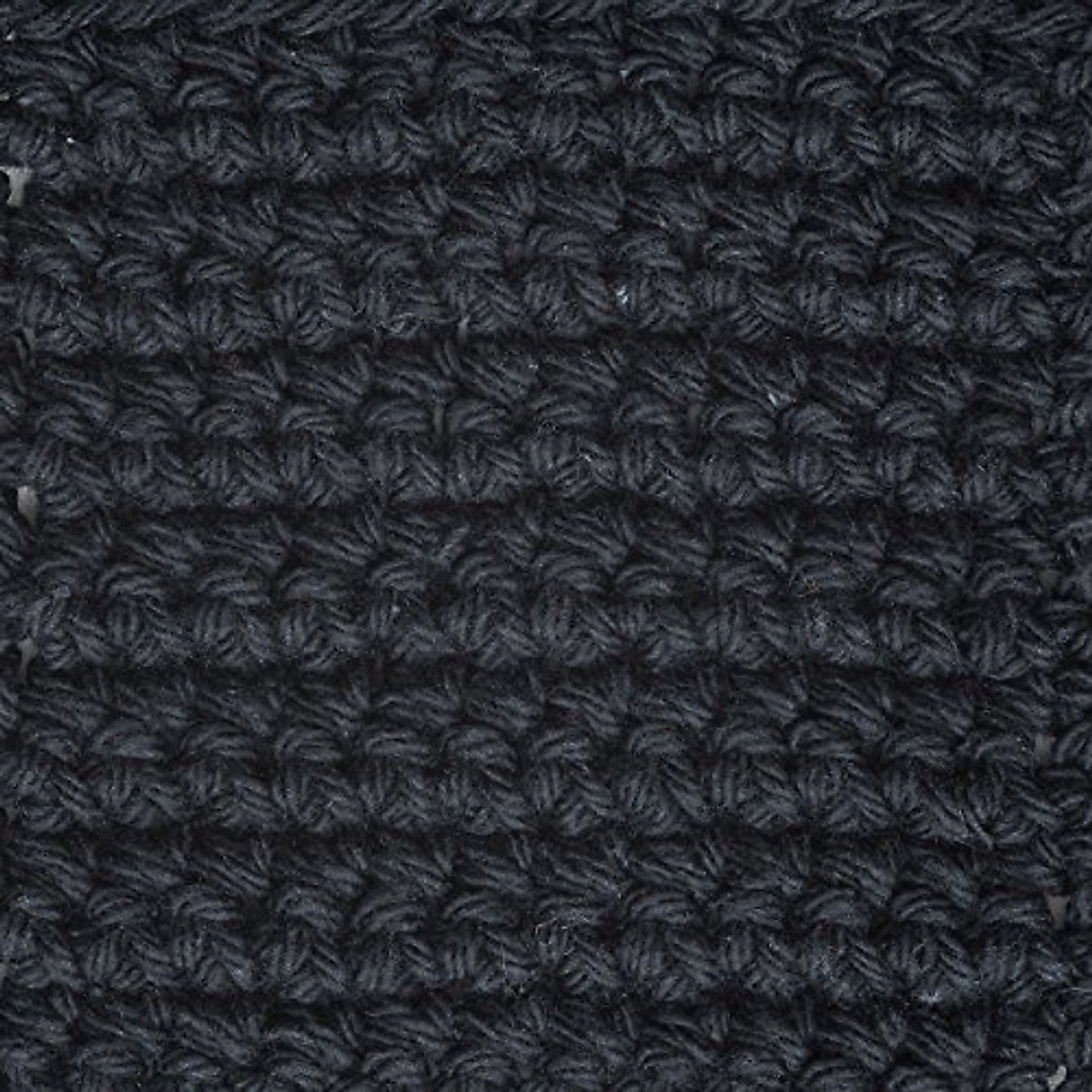 Bernat Handicrafter Cotton Solids Yarn, 1.75 oz, Gauge 4 Medium, 100% Cotton, Black Licorice