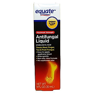 Equate Antifungal Liquid Maximum Strength, 1 Fl Oz, Compare to Fungi Nail