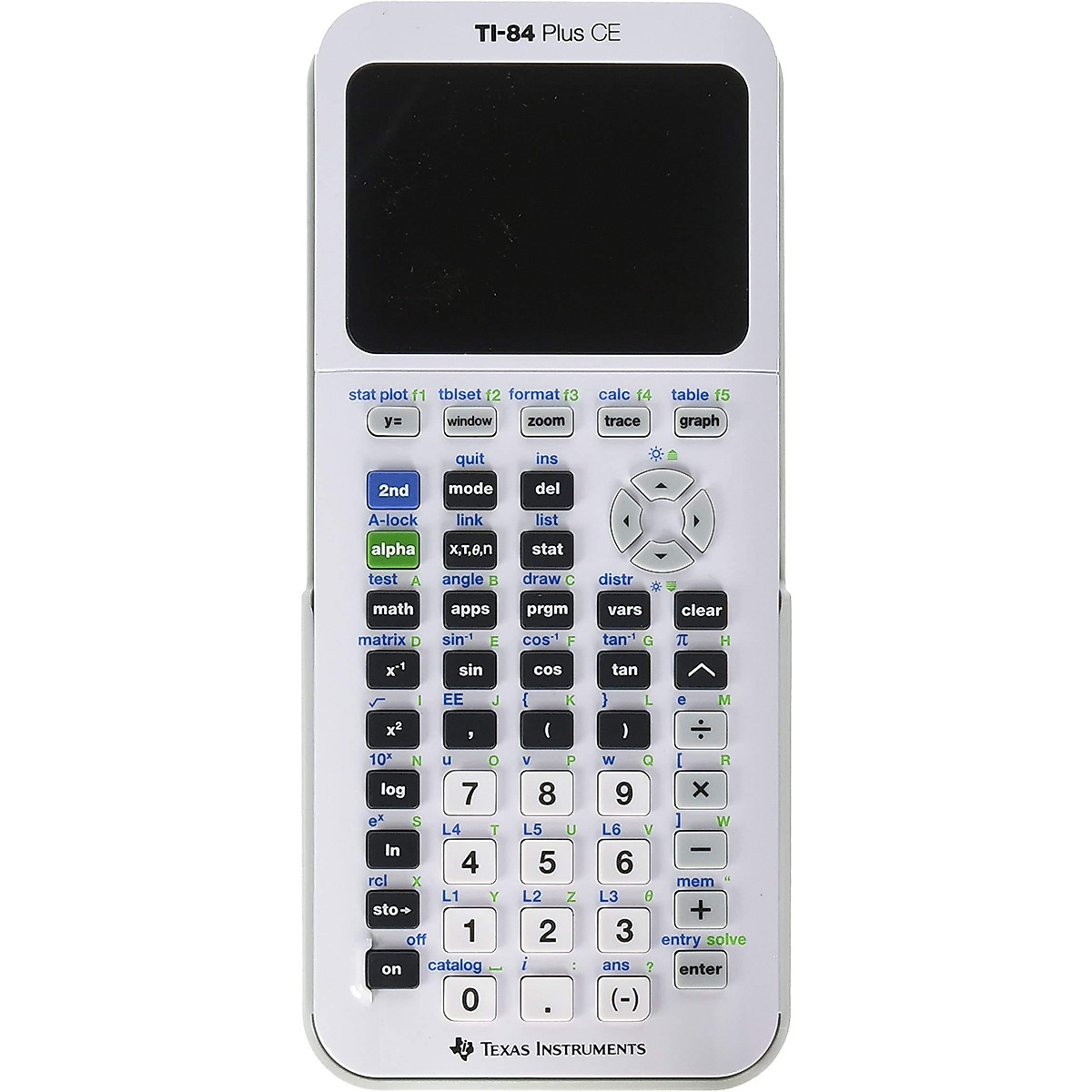 Texas Instruments TI-84 Plus CE Graphing Calculator, White