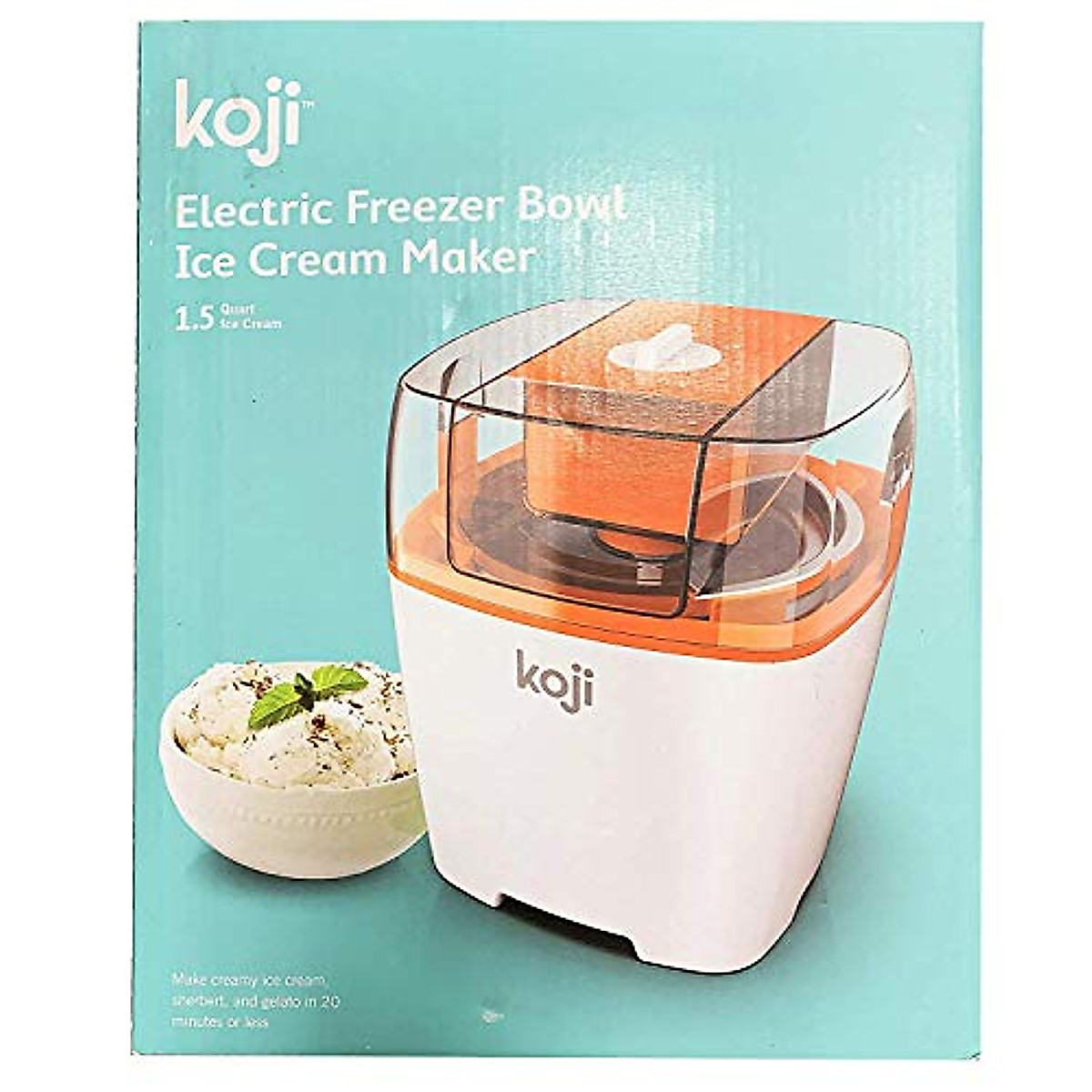 Koji Electric Freezer Bowl Ice Cream Maker - 1.5 Quart