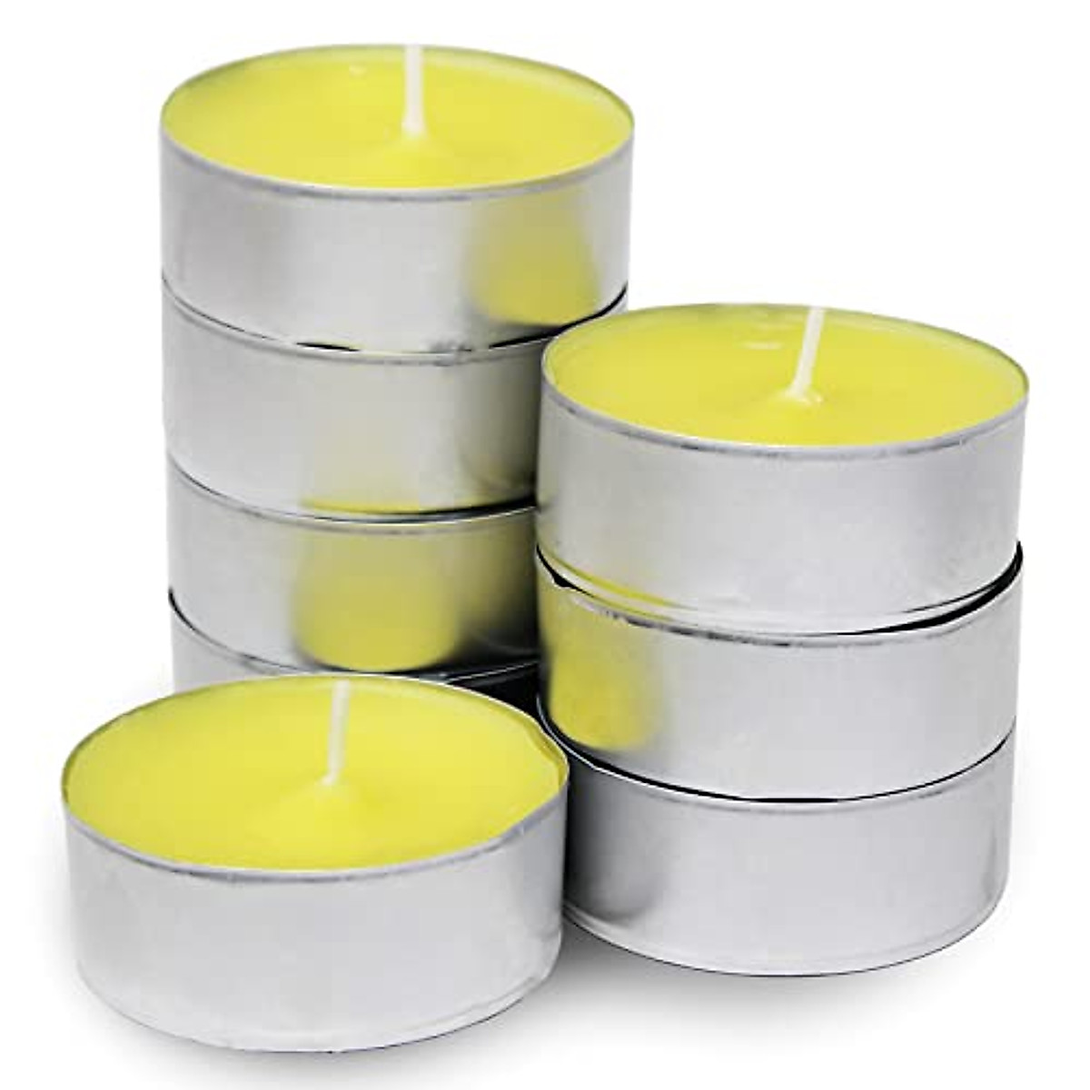 Large Citronella Candles Outdoor Indoor - 8 Citronella Candles for Patio Home Garden - Aromatherapy Candle - Spa Candle - Mood Candle - Premium Quality Lemon Scented Candles - Fly Candle