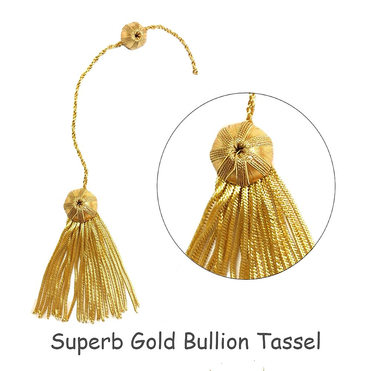 goprety Doctoral Graduation Tam with Bullion Tassel 8 Sided velour