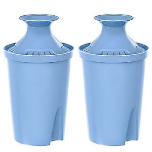 2-Pack Elite Water Filter Replacements for Brita Water Pitchers and Dispensers, Reduce Chlorine, Lead, Bad Taste & Odor, Lasts 6-Month