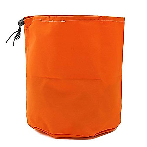 Lawn Trimmer Engine Dustproof Cover, Universal Weed Eater Covers Waterproof for Garden Grass Trimmer Edger (Orange)