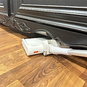 LINKPAL 3.3LB Ultra-Light Cordless Rechargeable Floor & Carpet Sweeper Broom, 120 Minutes Runtime, 2000 mAh Li-ion Battery Powerful Lightweight for Hardwood Floor, Carpet and Pet Hair