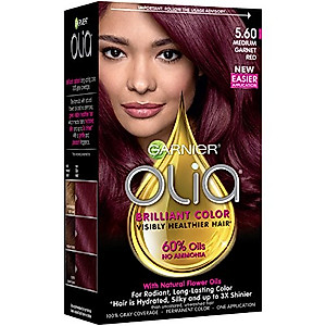 Garnier Olia Ammonia Free Hair Color [5.60] Medium Garnet Red 1 ea