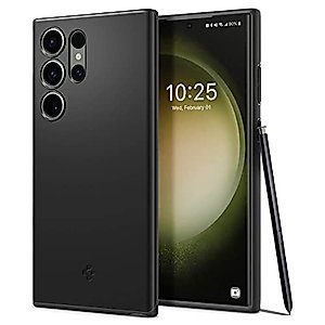 Spigen Thin Fit Designed for Galaxy S23 Ultra Case (2023) - Black
