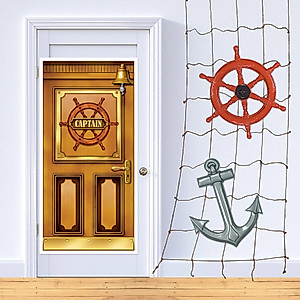 Beistle Cargo Netting Pirate Theme Pary Decoration, 2' X 7', Brown