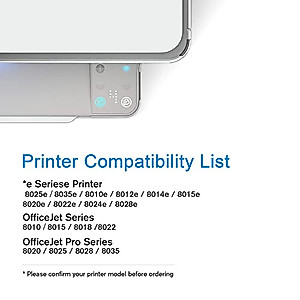 910XL 910 Ink Cartridges Combo Pack for HP 910XL 910 XL to Use with OfficeJet Pro 8025e 8035e 8028e OfficeJet 8035, 4 Pack