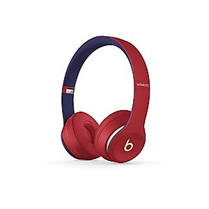 Beats Solo3 Wireless On-Ear Headphones Club Collection – Club Red (Renewed)