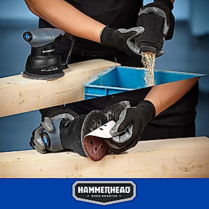 Hammerhead 2.0-Amp 5-Inch Random Orbit Sander with 12pcs Sanding Paper – HAOS020