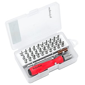 YEJANLON Precision Screwdriver Set, Professional 32-In-1 Screwdriver Tool Set With Storage Case For Mobile Phone/Tablet/Computer/Watch/Camera/Eyeglasses/Other Electronic Devices (SMALL)