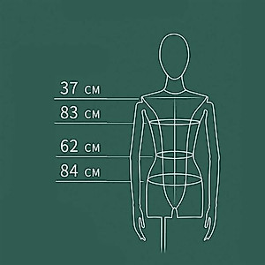 Mannequin Tailors Dummy Dressform Mannequin Body Female Tailors Dummy Mannequin with Metal Base Window Display Dressform Mannequin