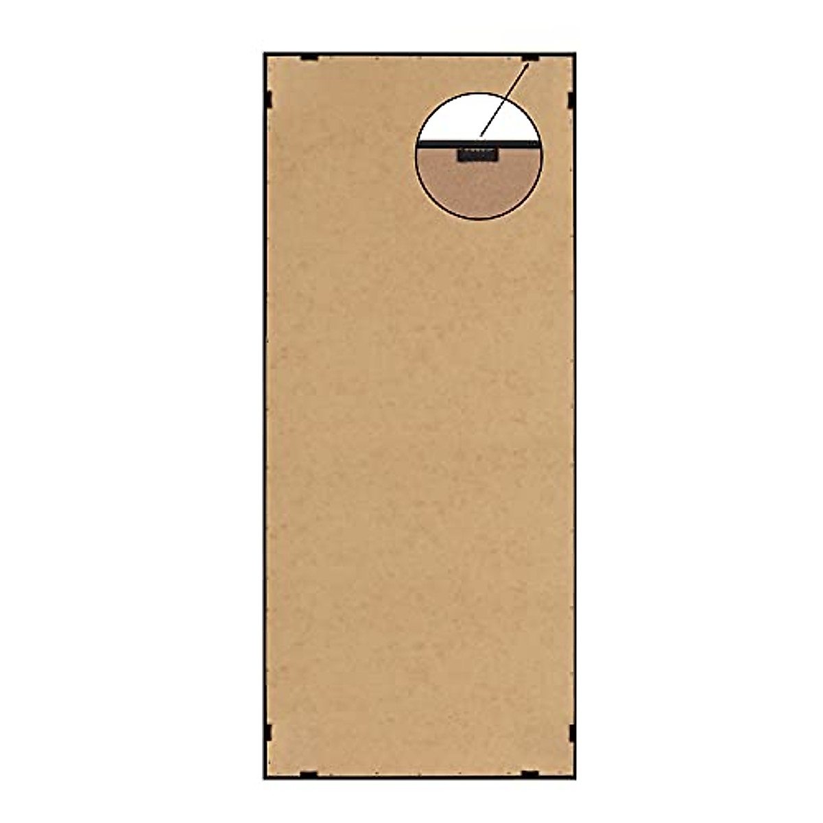 Kate and Laurel Sylvie Dancing Circles Framed Linen Textured Canvas Wall Art by Teju Reval of SnazzyHues, 18x40 Gold, Neutral Abstract Wall Decor