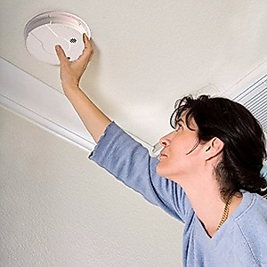 Kidde i12040 120V AC Wire-In Smoke Alarm with Battery Backup and Smart Hush