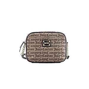 Juicy Couture Double The Love Camera Crossbody Taupe One Size