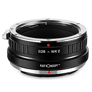 K&F Concept Lens Mount Adapter for Canon EF Mount Lens to Nikon Z6 Z7 Camera