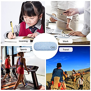 LZYMSZ 4 Pack Glasses Case, Hard Shell Eyeglasses Case with Storage Bag and Soft Glasses Cloth, Unisex Portable Sunglasses Case with Glasses Clip and Glasses Screwdriver (4 Colors)