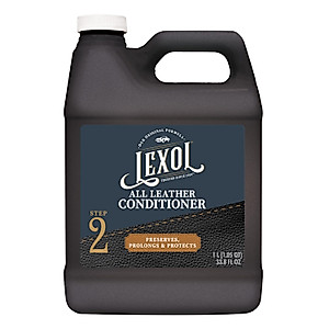 Lexol All Leather Conditioner that Preserves, Prolongs and Protects, 1-Liter, Black