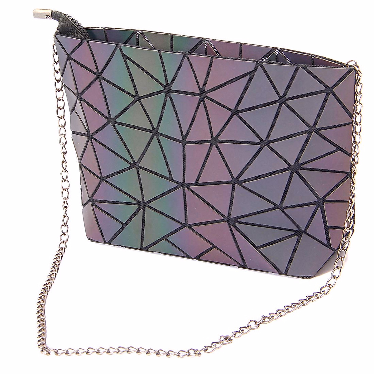 Orita Women Holographic Laser Envelope Clutch Handbag Shoulder Bag Purse, Luminous, One Size