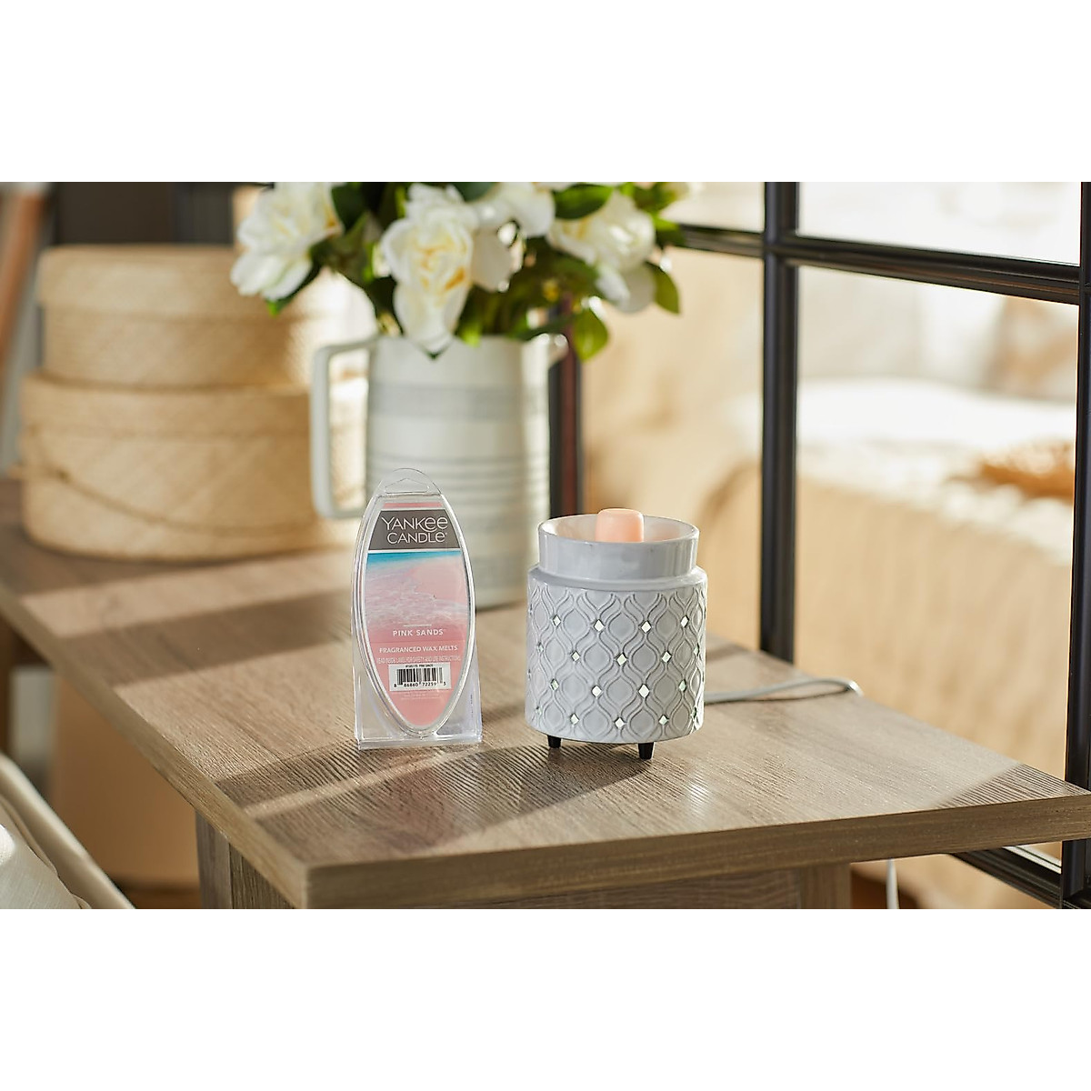 Yankee Candle Pink Sands Wax Melts, 3 Packs of 6 (18 Total),Light Pink