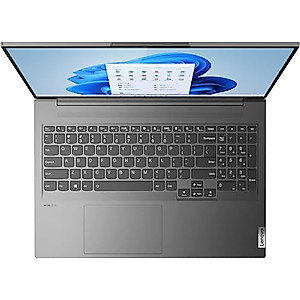 Lenovo Slim 7i Home & Business Laptop (Intel i7-12700H 14-Core, 32GB LPDDR5 4800MHz RAM, 1TB PCIe SSD, Intel ARC A370M, 16.0" 120 Hz Touch Win 11 Pro) with MS 365 Personal, Dockztorm Hub