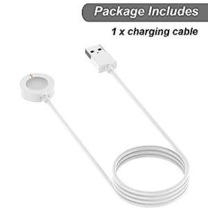 Charger for Fossil Gen 6 / Gen 5 / Gen 4 / Sport, for Michael Kors Gen 6 / Gen 5E / Gen 5 / Gen 4 Smartwatch Magnetic Charging Cable (1, White)