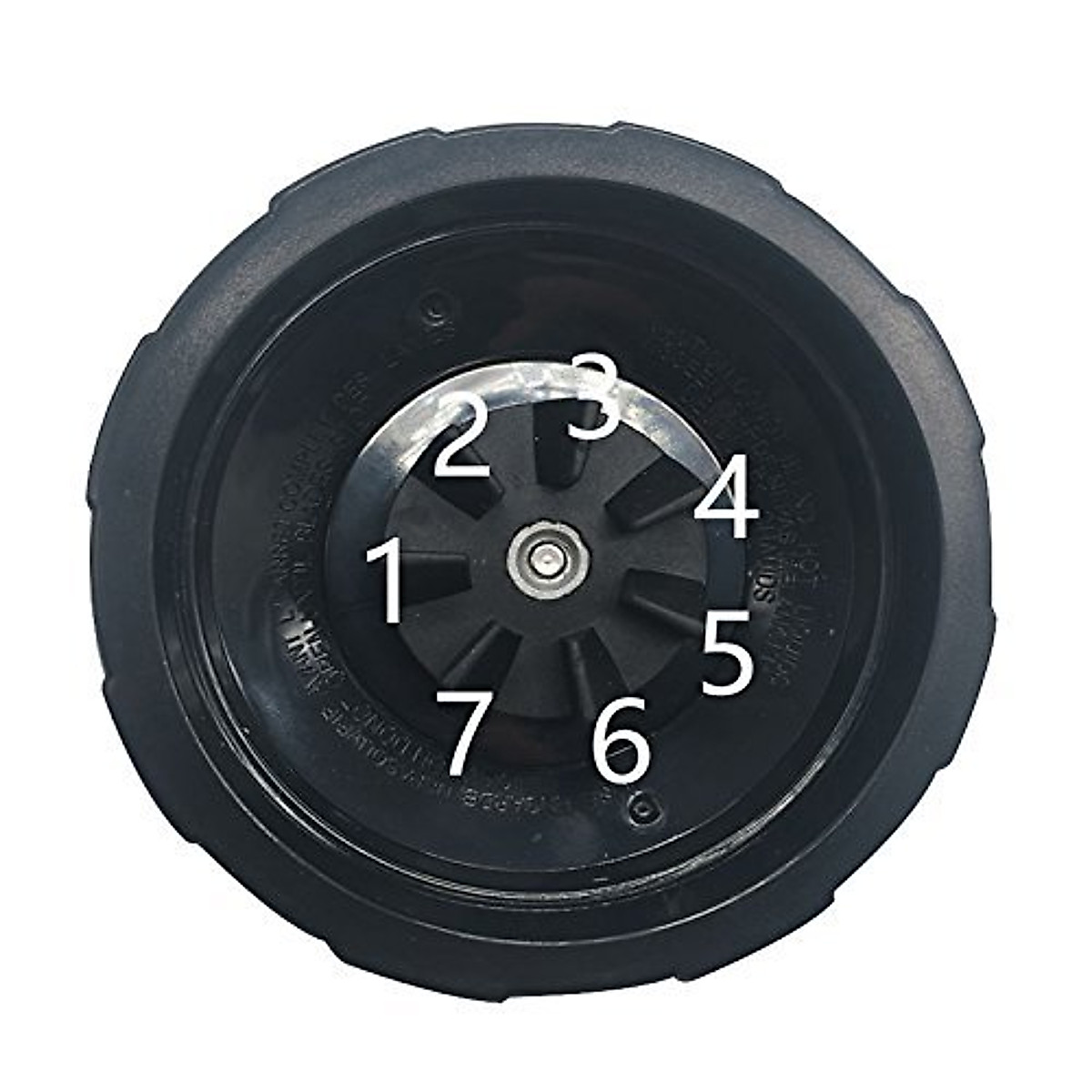 5pcs replacement parts blade with 18oz 24oz cup and lidfor 1200W Nutri Ninja Duo with Auto IQ Model: NN-100 30/NN-100A 30/101 30/NN102 30 and Nutri Ninja BlendMAX DUo with Auto-iQ Boost BL2012/BL2013