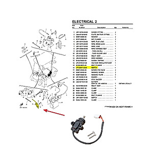 Drive-up Golf Cart Stop Switch Fits Yamaha G14, G16, G19, G22 G29 Gas/Electric Models, JF7-82817-20