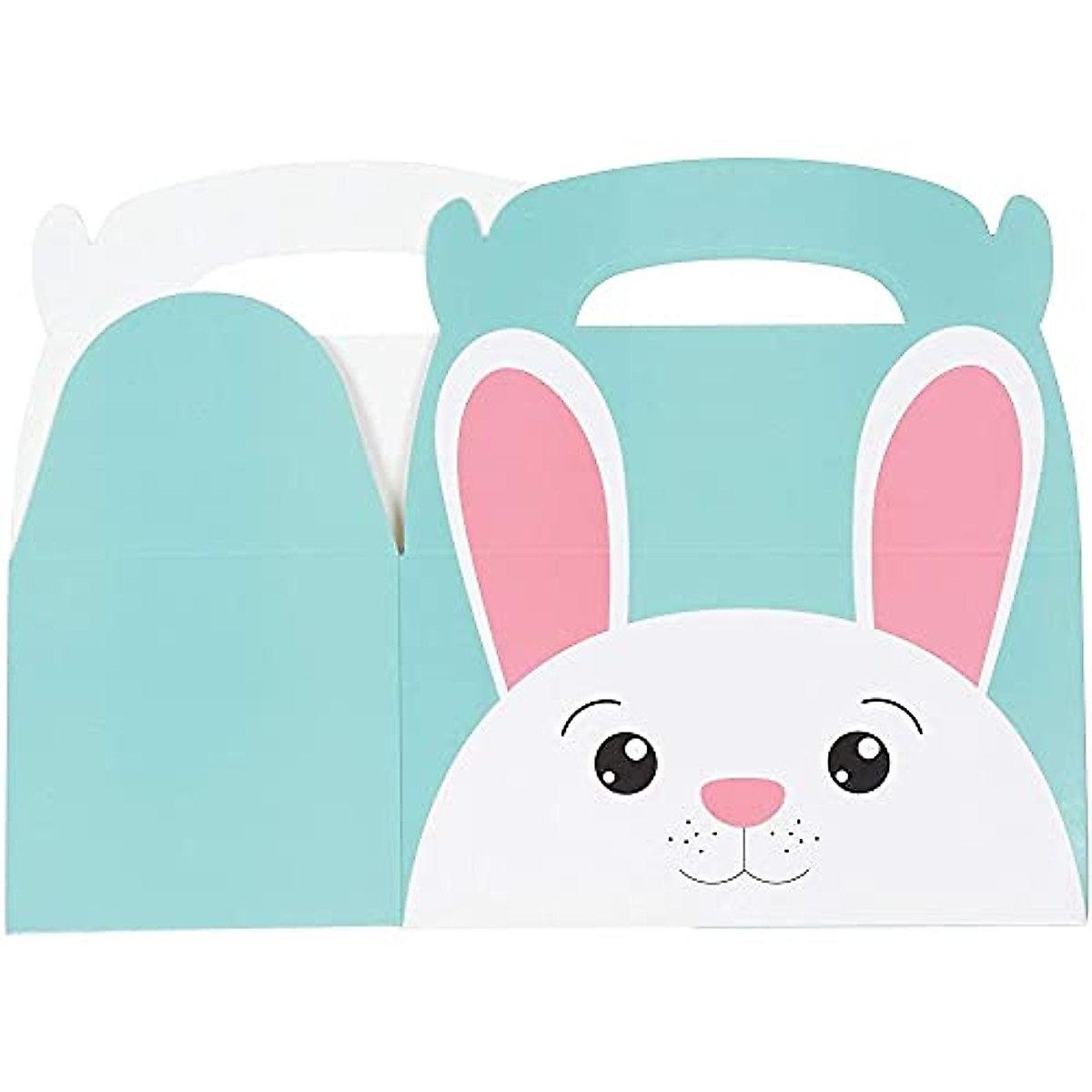 Easter Bunny Treat Boxes, Party Favors and Gifts (6.2 x 3.6 x 6.1 In, 24 Pack)