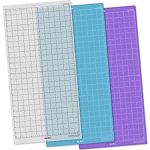 ReArt Cutting Mat Variety for Silhouette Cameo 4/3/2/1-3 Packs 12” x 24” Strong, Standard, Light Grip Adhesive Cut Mat
