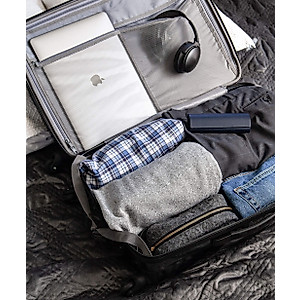 Samsonite Winfield 2 Hardside Expandable Luggage with Spinner Wheels, Checked-Medium 24-Inch, Charcoal