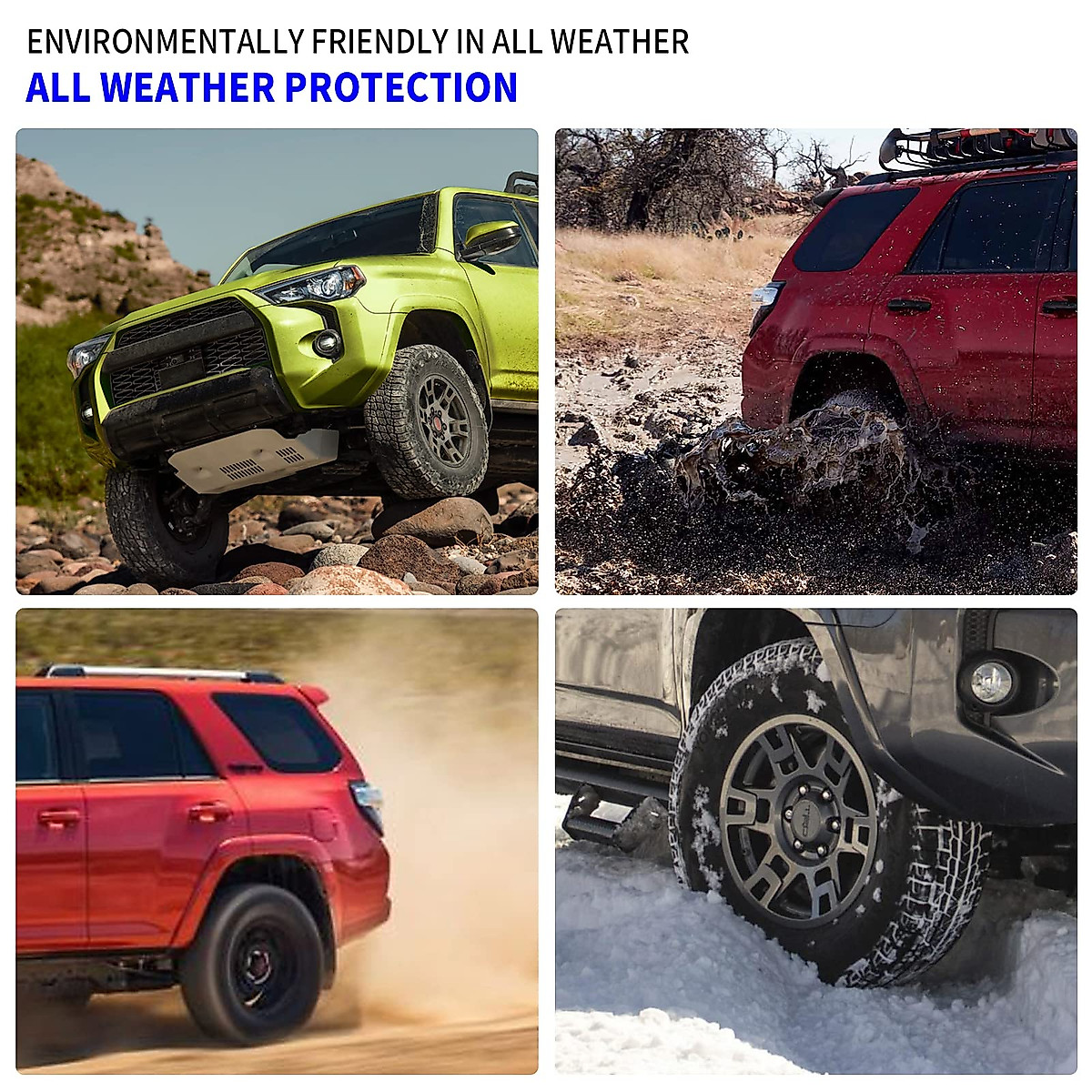 Rongtaod Cargo Mat Compatible with 2010-2024 Toyota 4Runner 5 Seats Trunk Mat Cargo Liner Back Seat Cover Protector 2023 Toyota 4 Runner Accessories (Trunk Mat+Backrest Mats,Fit without Sliding Tray)