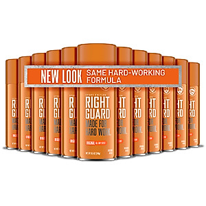 Right Guard Sport Deodorant Spray | Anti-Stain Spray Deodorant For Men | Aluminum Free | 24-Hour Odor Control | Original Scent, 8.5 oz. (12 count)
