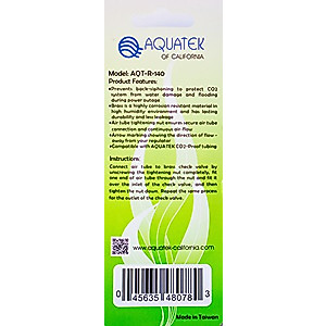 AQUATEK Premium Brass Check Valve for Planted Aquariums