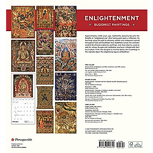 Enlightenment: Buddhist Paintings 2023 Wall Calendar