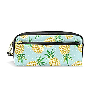ABLINK Cute Cactus Pencil Pen Case Pouch Bag with Zipper for Travel, School, Small Cosmetic Bag