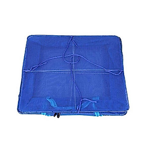 Wedhapy 4 Layers Drying Foldable Mesh Vegetable Fish Dishes Mesh Vegetables Dry Net Basket Drying Rack Net Frame Air Drying Net Food Drying Net Hanging Herb Drying Rack,35 * 35 * 65cm