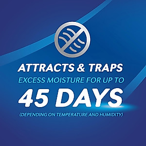 DampRid Moisture Absorber with Activated Charcoal for Boats & RVs, 18 oz.Fragrance Free