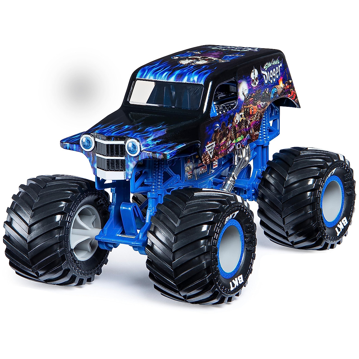 Monster Jam, Official Son-uva Digger Monster Truck, Die-Cast Vehicle, 1:24 Scale