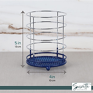 Nonslip Wire Cutlery Holder - Red