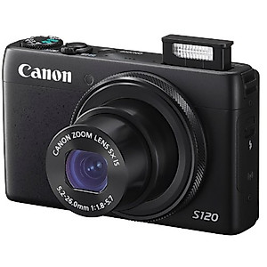 Canon digital camera PowerShot S120 (black) F value 1.8 24 mm wide-angle 5 x optical zoom PSS120 (BK) - International Version (No Warranty)